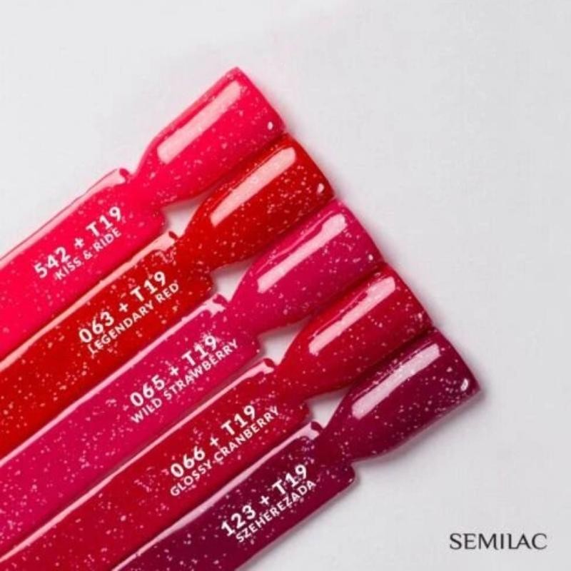 Semilac T19 - Top No Wipe White Sprinkles 7 ml | MaterialEstetica.com