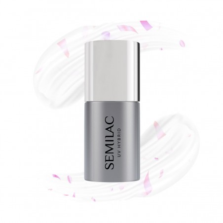 Semilac T23 Top No Wipe Flower Flakes Mate 7ml | Official distribut...