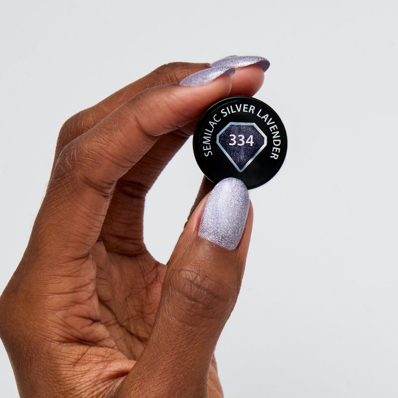Semilac nº334 Magnetic Glow Cat Eye (Silver Lavender) | Official di...