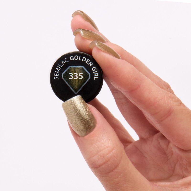 Esmalte Semilac nº335 Magnetic Glow Cat Eye (Golden Girl) | Materia...