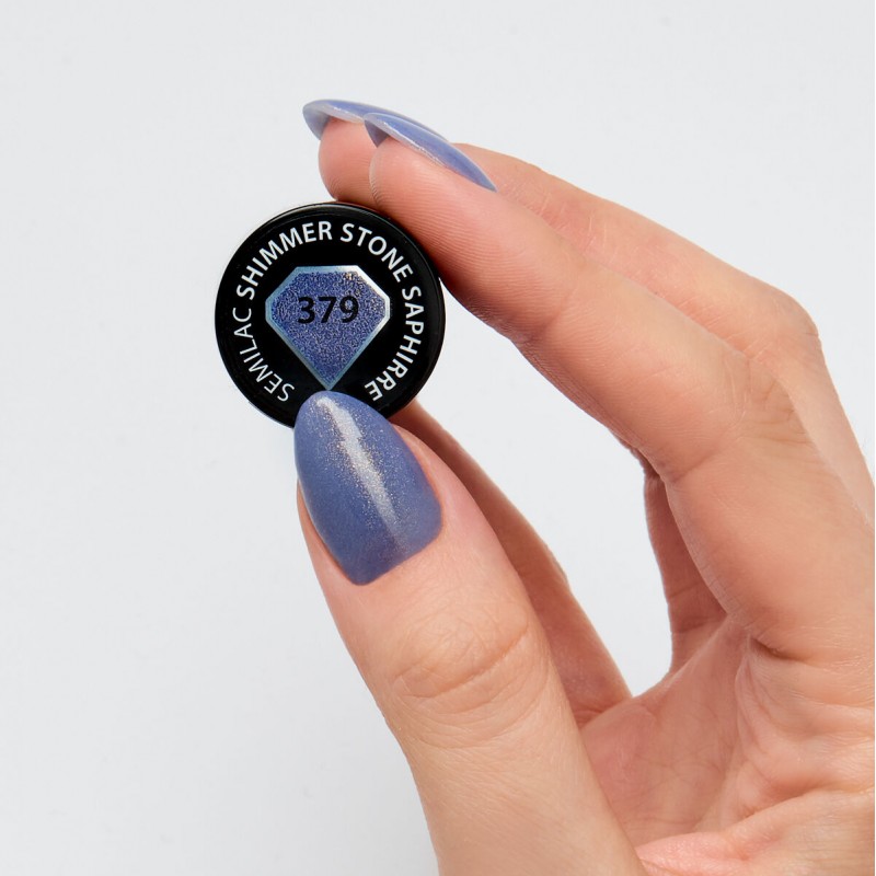 Esmalte Semilac nº379 (Saphire) | MaterialEstetica.com