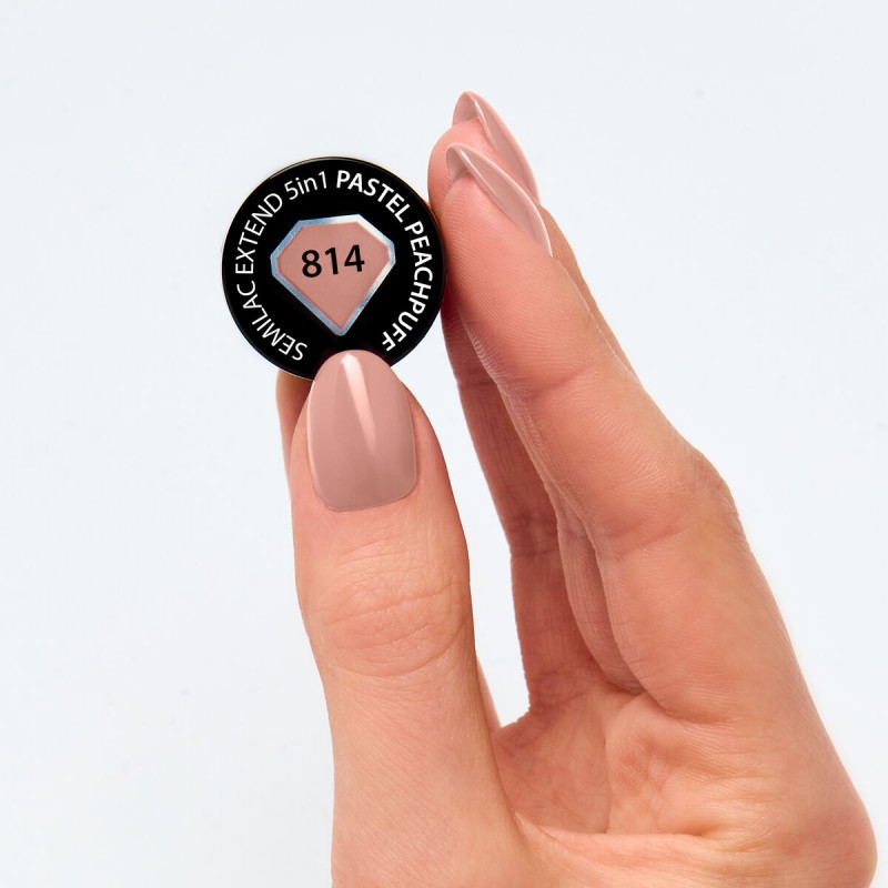 Esmalte Semilac nº814 Extend 5 en 1 (Pastel Peach) | MaterialEsteti...