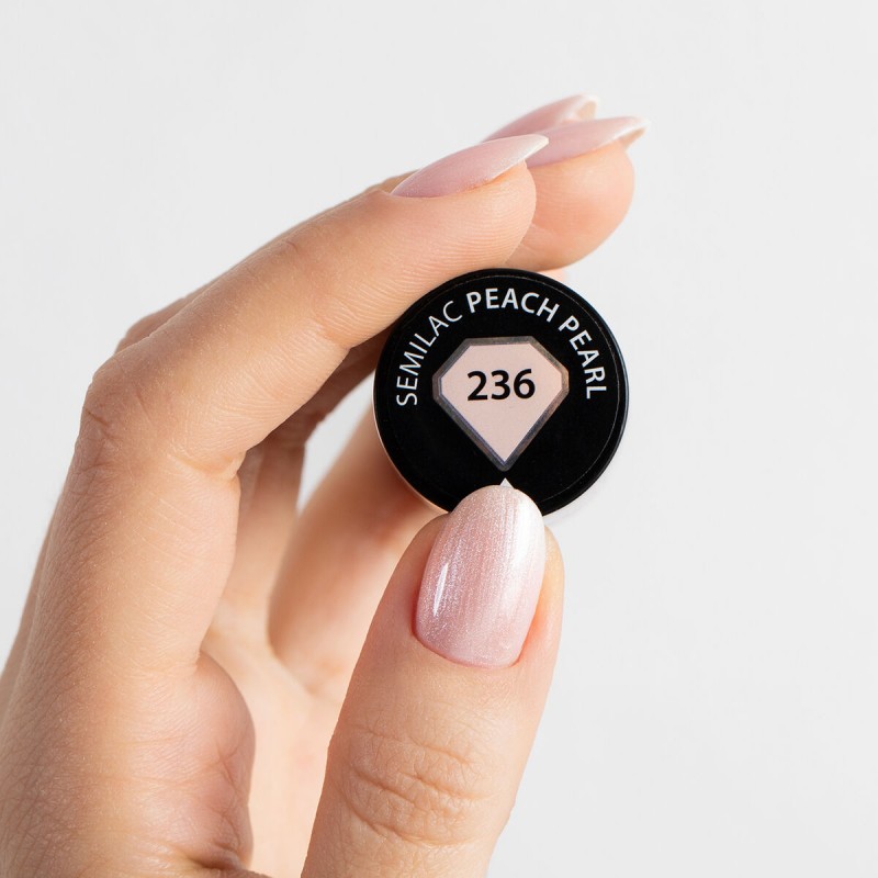 Esmalte Semilac nº236 (Peach Pearl) | MaterialEstetica.com