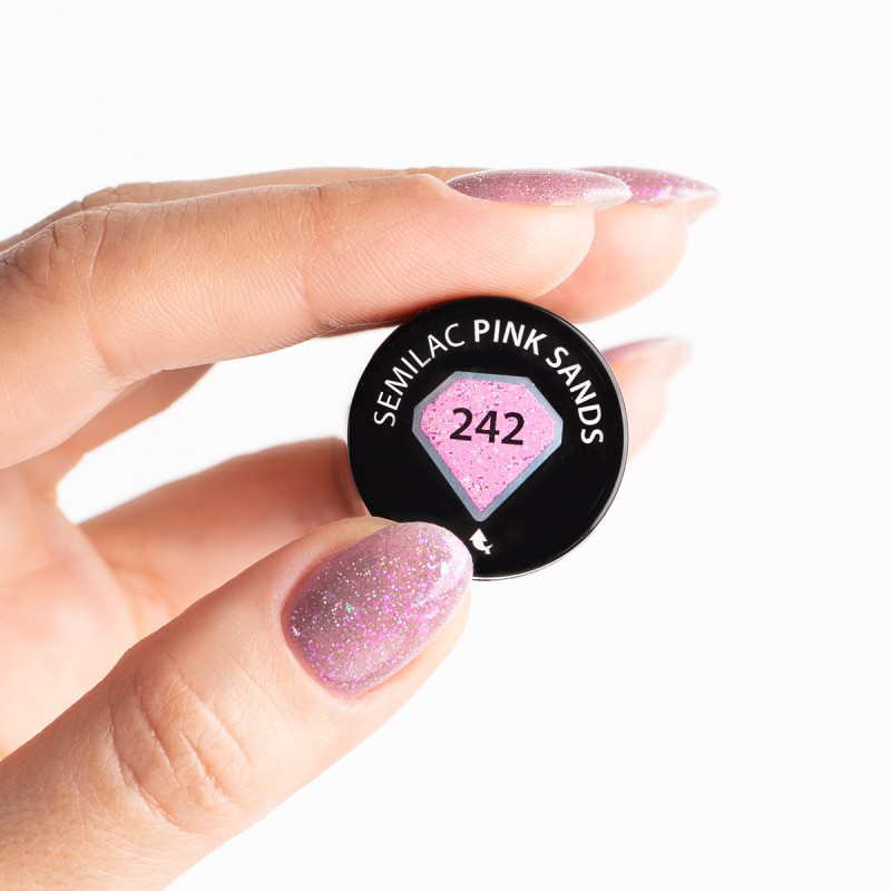Esmalte Semilac nº242 (Pink Sands) | MaterialEstetica.com