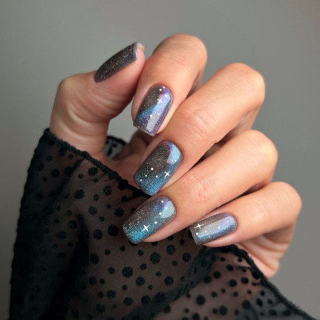 Semilac nº828 (Grey Holo) | Official distributor of Semilac. Specia...